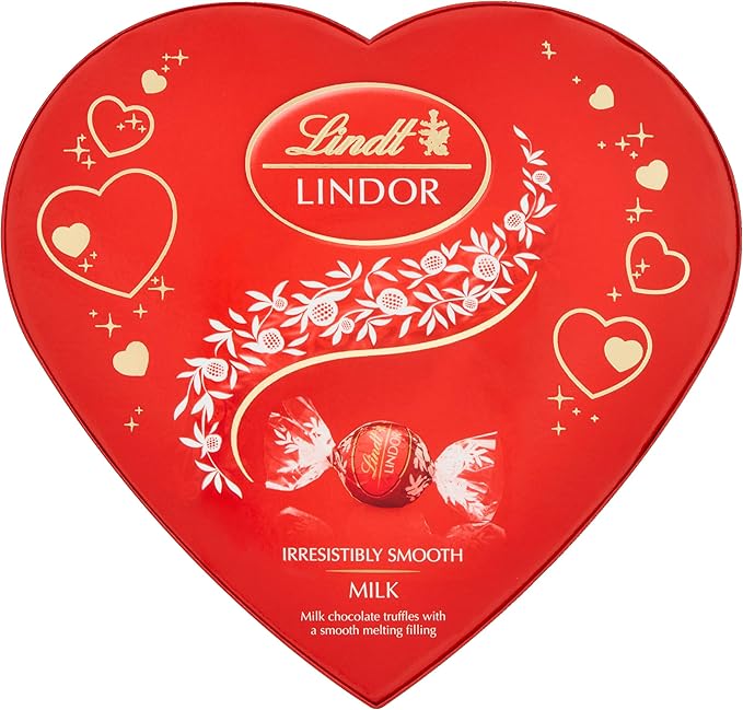 Lindt Lindor Amour Heart Chocolate Box, Chocolate Gift for Him and Her ...